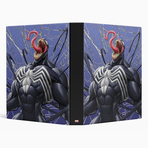 Spider-Man | Venom Symbiote Lashing Out 3 Ring Binder | Zazzle