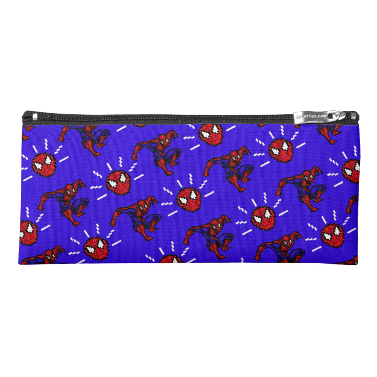 Spider-Man Video Game Sprite Pattern Pencil Case | Zazzle