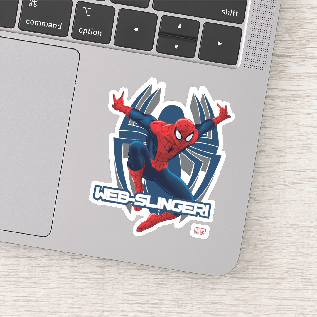 Spider-Man Web-Slinger Graphic Sticker | Zazzle