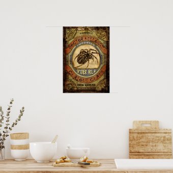 Spider Milk Poster | Zazzle