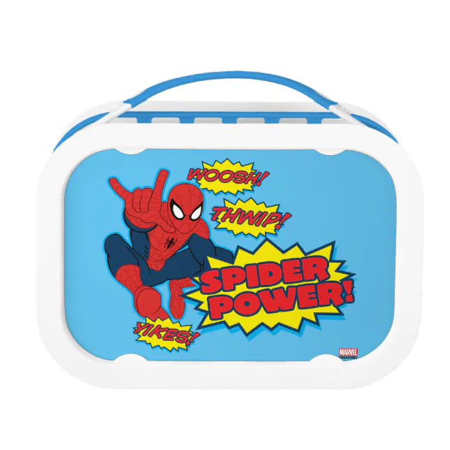 Spider Power Spider-Man Graphic Lunch Box | Zazzle