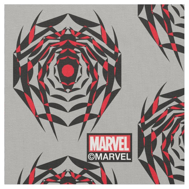 Spider-Verse | The Advanced Suit Halftone Spider Fabric | Zazzle