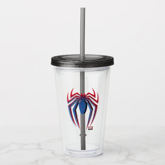 Spider-Verse | The Advanced Suit Halftone Spider Acrylic Tumbler ...