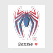 Spider-Verse | The Advanced Suit Halftone Spider Sticker | Zazzle
