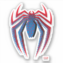 Spider-Verse | The Advanced Suit Halftone Spider Sticker | Zazzle