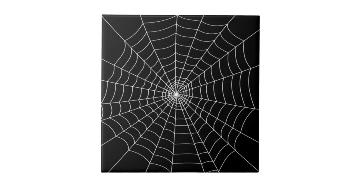 Spider Web Ceramic Tile | Zazzle