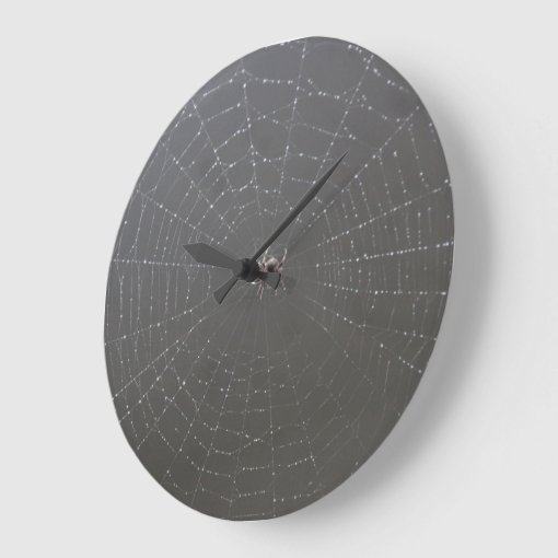 Spider Web Clock | Zazzle