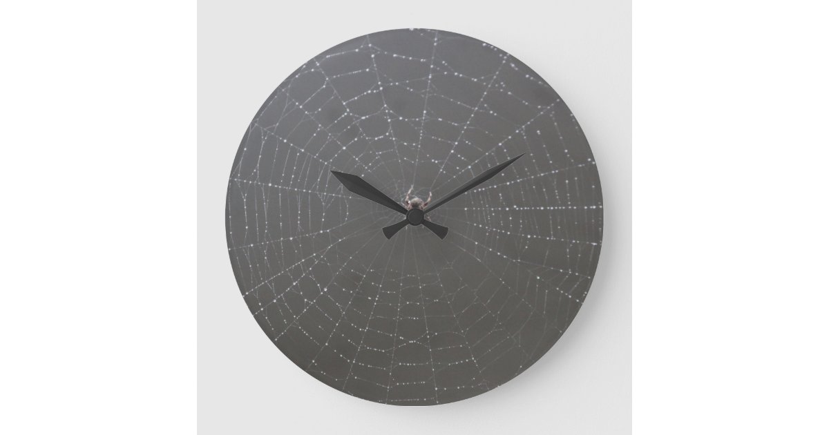 Spider Web Clock | Zazzle