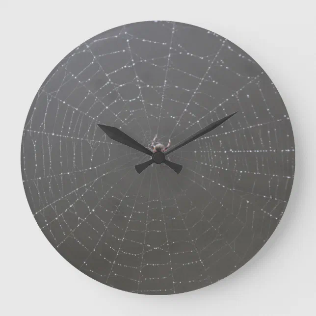 Spider Web Clock | Zazzle