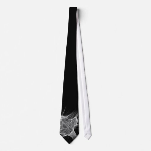 Spider Web Fractal Design Tie | Zazzle