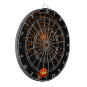 Spider Web Halloween Dart Board | Zazzle