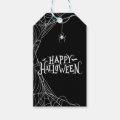 Spider Web Happy Halloween Personalized Thank You Gift Tags | Zazzle