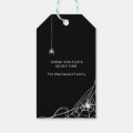 Spider Web Happy Halloween Personalized Thank You Gift Tags | Zazzle