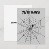 Spider Web Invitation- Blank Invitation | Zazzle