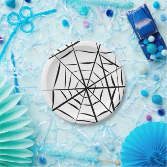 Spider Web Paper Plates | Zazzle