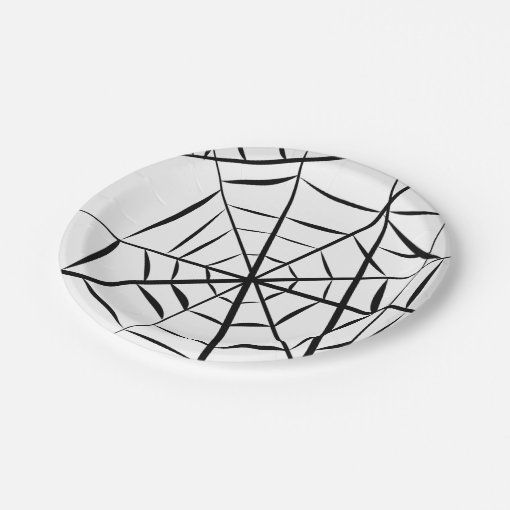 Spider Web Paper Plates | Zazzle