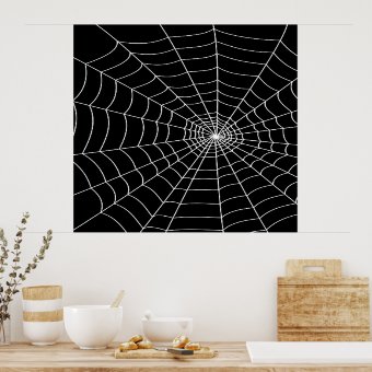 Spider Web Poster | Zazzle