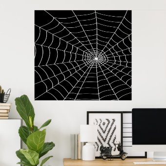 Spider Web Poster | Zazzle
