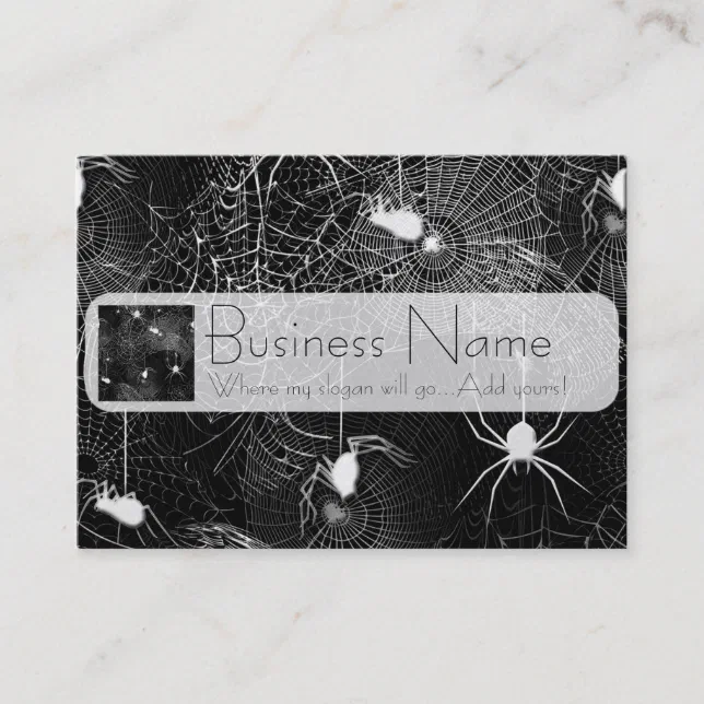 Spider Webs Business Card | Zazzle