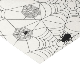 Spider Webs Halloween Pattern Tissue Paper | Zazzle