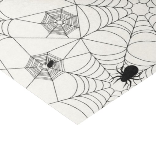 Spider Webs Halloween Pattern Tissue Paper | Zazzle
