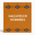 Spiders Halloween Memories Avery Binder | Zazzle