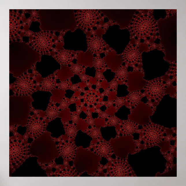 Spiderweb Fractal Poster | Zazzle