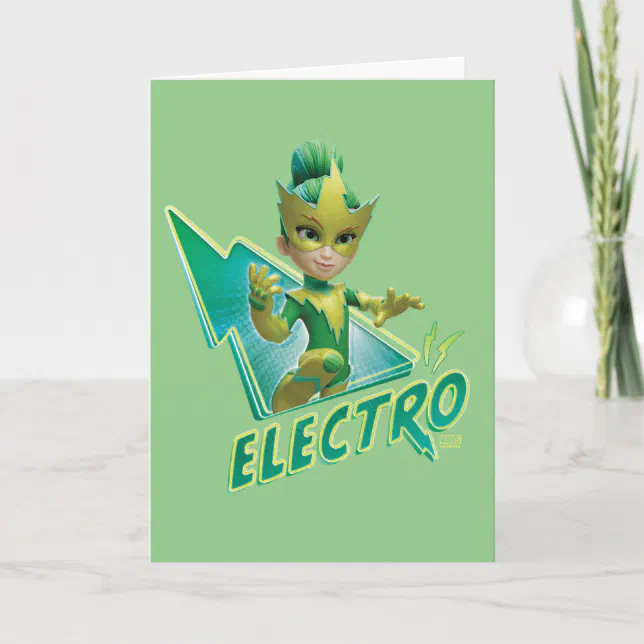Spidey and his Amazing Friends Electro Card | Zazzle