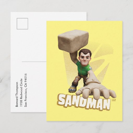 Spidey and his Amazing Friends Sandman Postcard | Zazzle