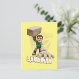 Spidey and his Amazing Friends Sandman Postcard | Zazzle