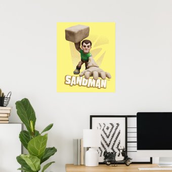 Spidey and his Amazing Friends Sandman Poster | Zazzle
