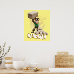 Spidey and his Amazing Friends Sandman Poster | Zazzle