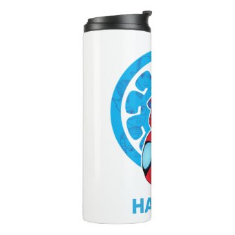 Spidey Hanging Upside Down Logo Villain Collage Thermal Tumbler | Zazzle