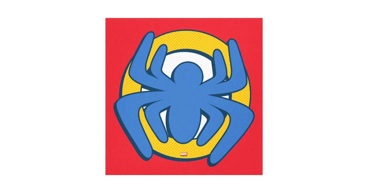 Spidey Spider Logo Canvas Print | Zazzle