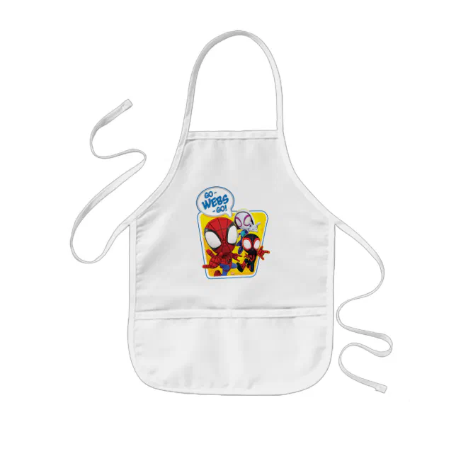 Spidey Team: Go-Webs-Go! Kids' Apron | Zazzle