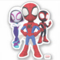 Spidey Team In Town Sticker | Zazzle