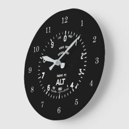Spifire Altimeter Clock | Zazzle