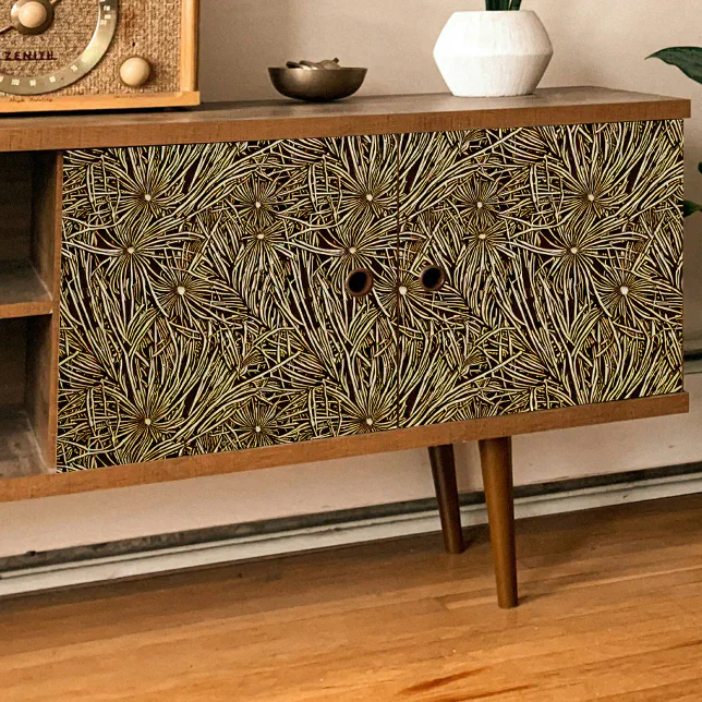 Spiky Flower Massed Pattern Decoupage Tissue Paper | Zazzle