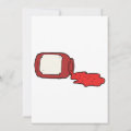 Spilled Jam Cute Red Jelly Jar Invitation | Zazzle
