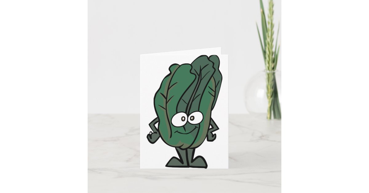 Spinach Face Note Cards | Zazzle