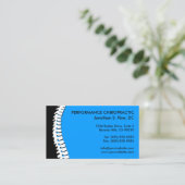 Spine Cutout Chiropractic Appointment Cards | Zazzle