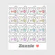 Spinning Bike Exercise Gym Workout Cardio Planner Sticker | Zazzle