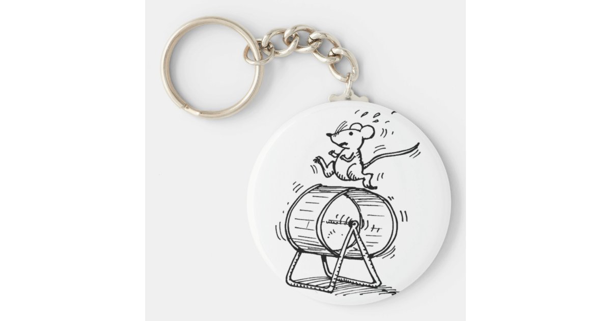 Spinning Rat Keychain | Zazzle.com