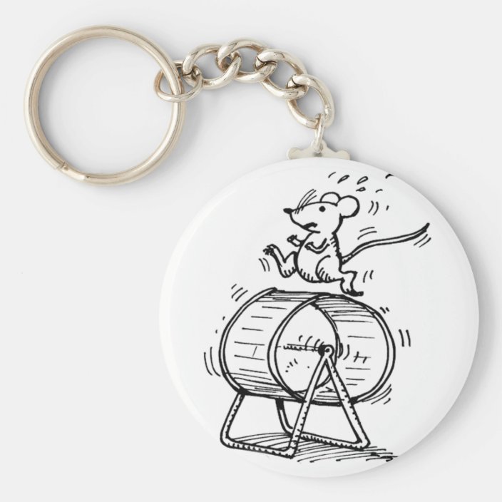 Spinning Rat Keychain | Zazzle.com