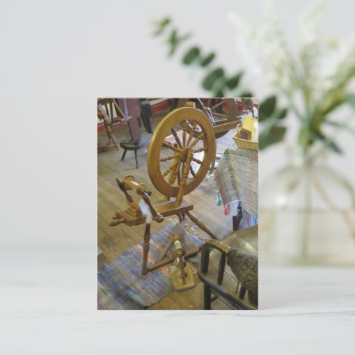 Spinning Wheel Postcard | Zazzle