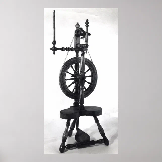 Spinning wheel poster | Zazzle