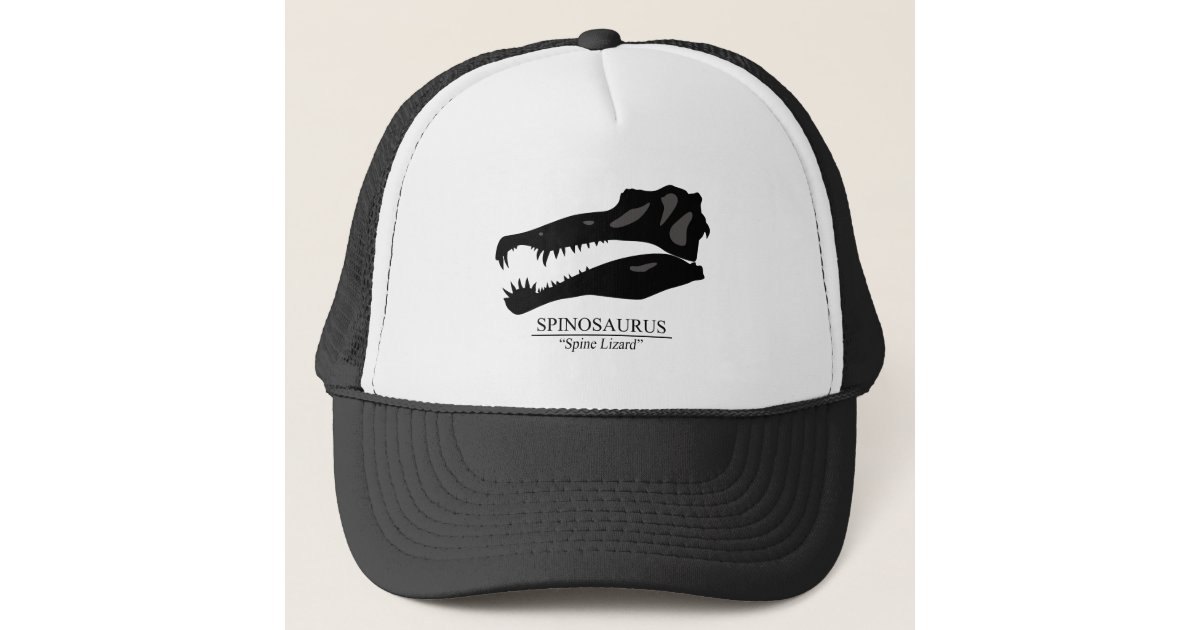 Spinosaurus Skull Trucker Hat | Zazzle