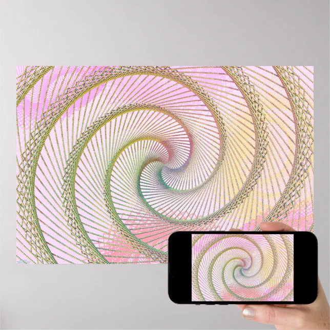Spiral Beads Poster | Zazzle