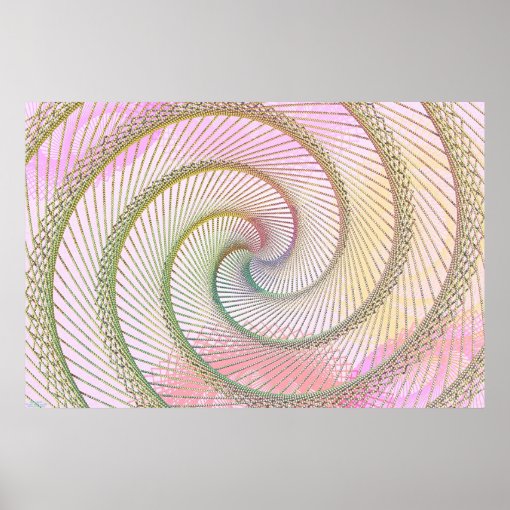 Spiral Beads Poster | Zazzle