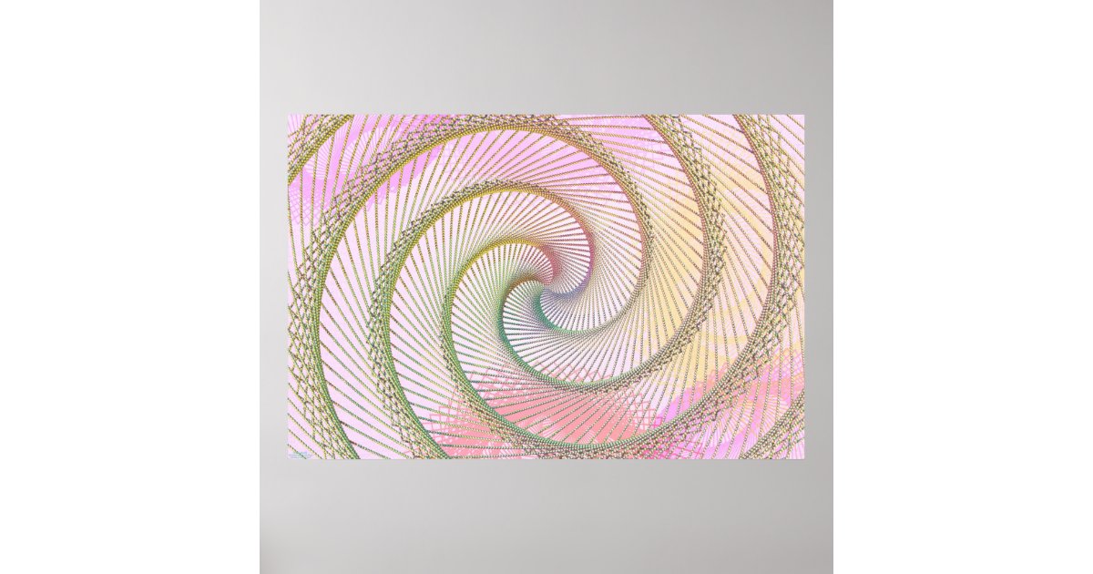 Spiral Beads Poster | Zazzle